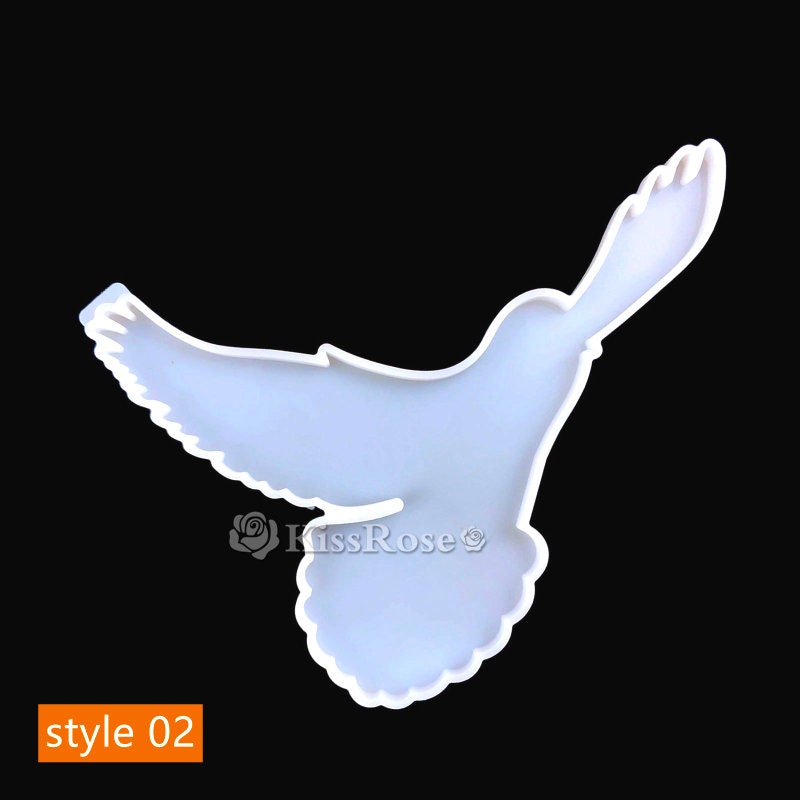 Flying Birds Silicone Coaster Mold-creative Birds Table Mat Resin Molds ...