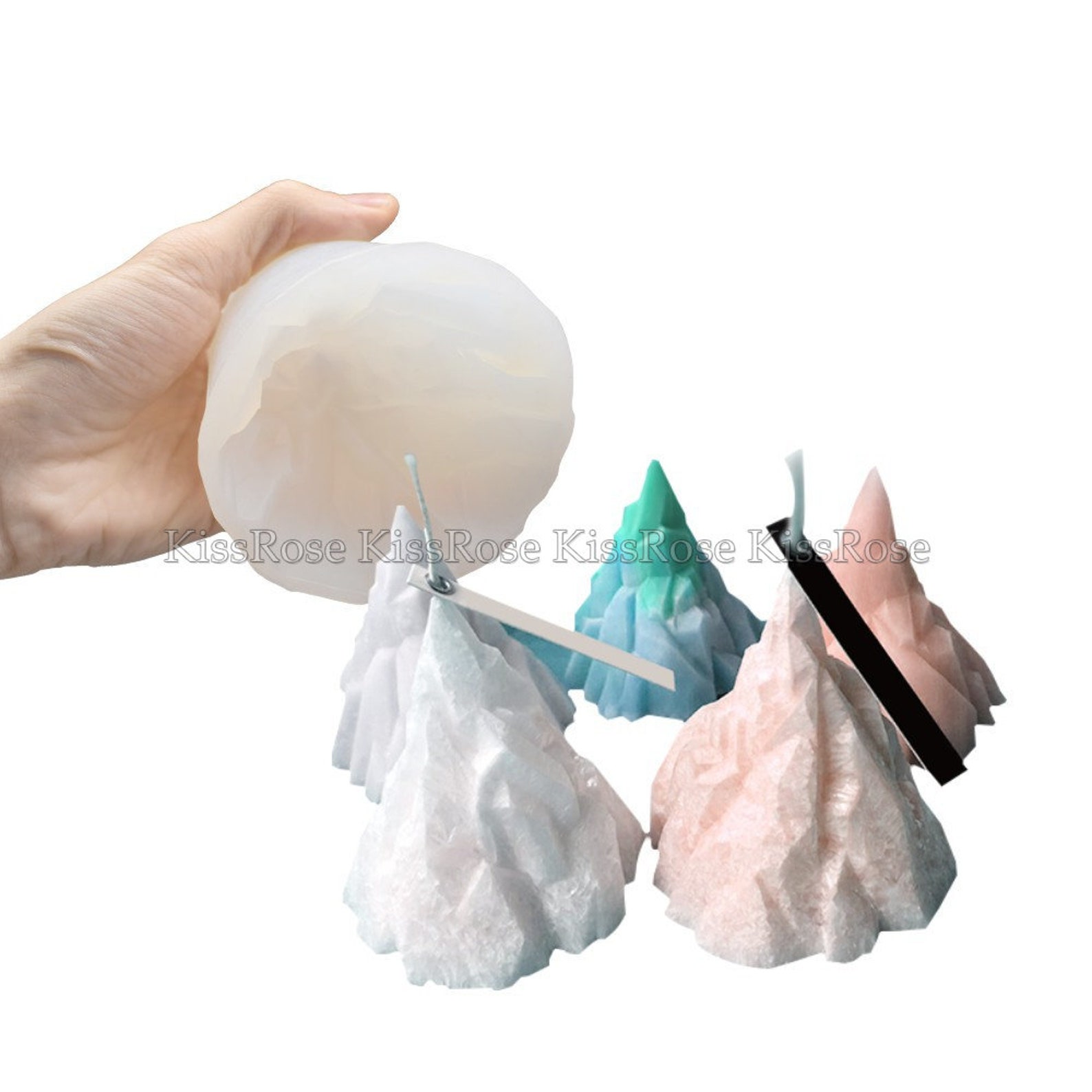 Silicone Baking Mold Iceberg Chocolate Mold Candle Mold Soap | Etsy