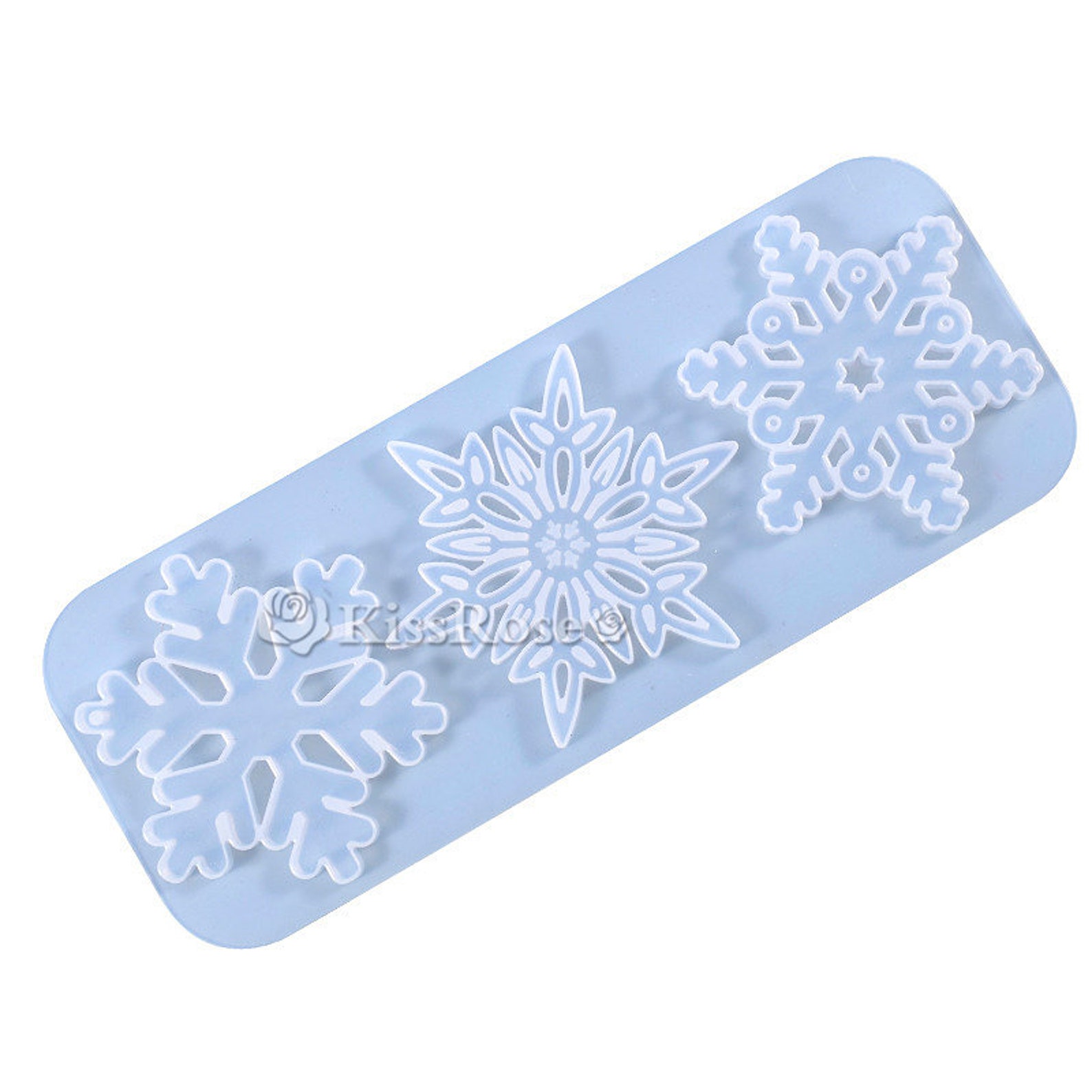 Silicone Snowflake Mold-snowflake Resin Molds-christmas Pendant Mold ...