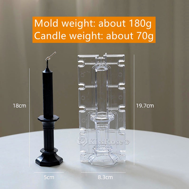 Long Pole Candle Mold-acrylic Candle Mold-pillar Candle Mold-scented ...