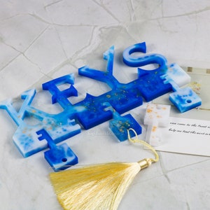 Silicone Home Key Holder Mold-epoxy Resin Key Holder Wall Mount Mold ...