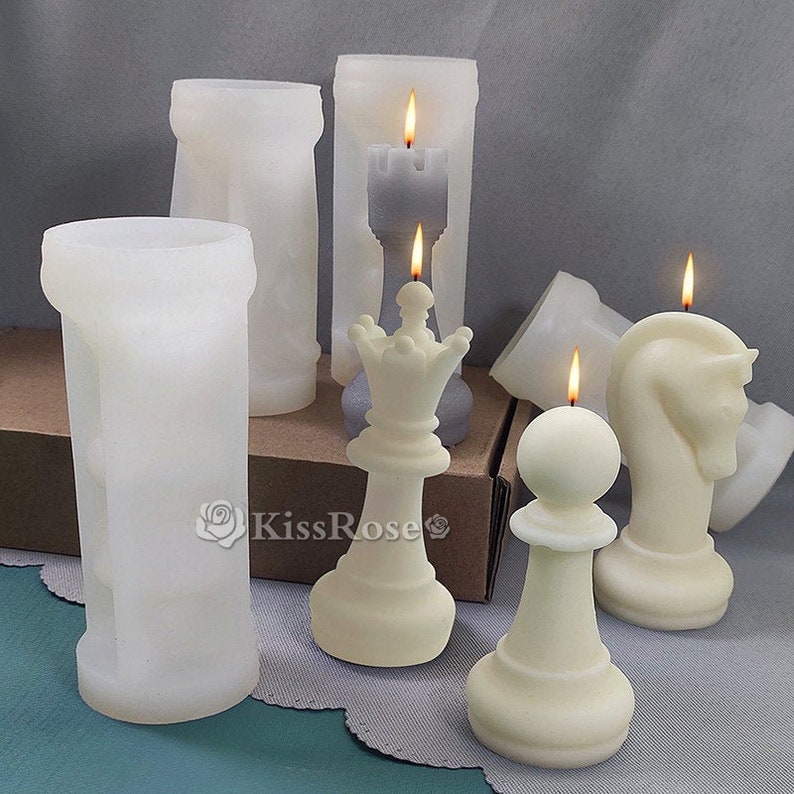 Large Chess Mold-chess Silicone Mold-chess Resin Molds-chess - Etsy