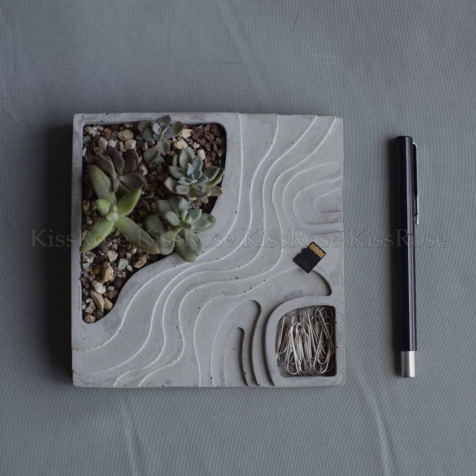 Square Terrace Flowerpot Mold-concrete Silicone Mold for - Etsy