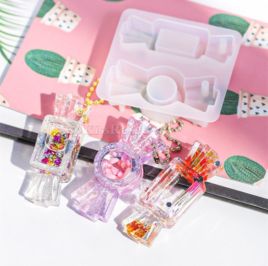 Creative Candy Pendant Resin Mold-candy Keychain Silicone Mold-candy ...