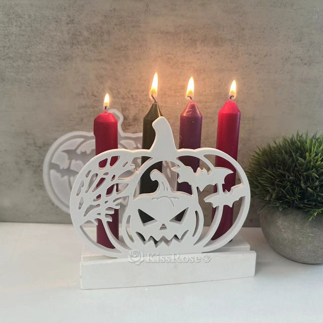 Silicone Mold Pumpkin Insert for Tea Light Holder-hollow Pumpkin Mold ...