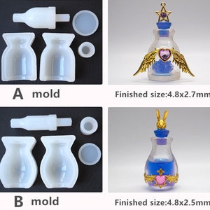 New UV Resin Mold Perfume Bottle Mold Pharmacy Bottle Mold Bottle Shape ...