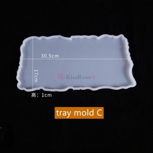 Rectangle Silicone Tray Mold-fruit Tray Resin Molds-resin Coaster Mold ...