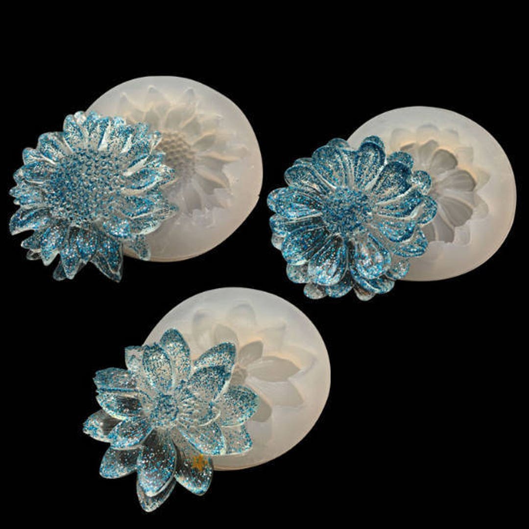 Jewelry Diy Silicone Mold/sunflower/lotus/daisy/flowers Shape Mold ...