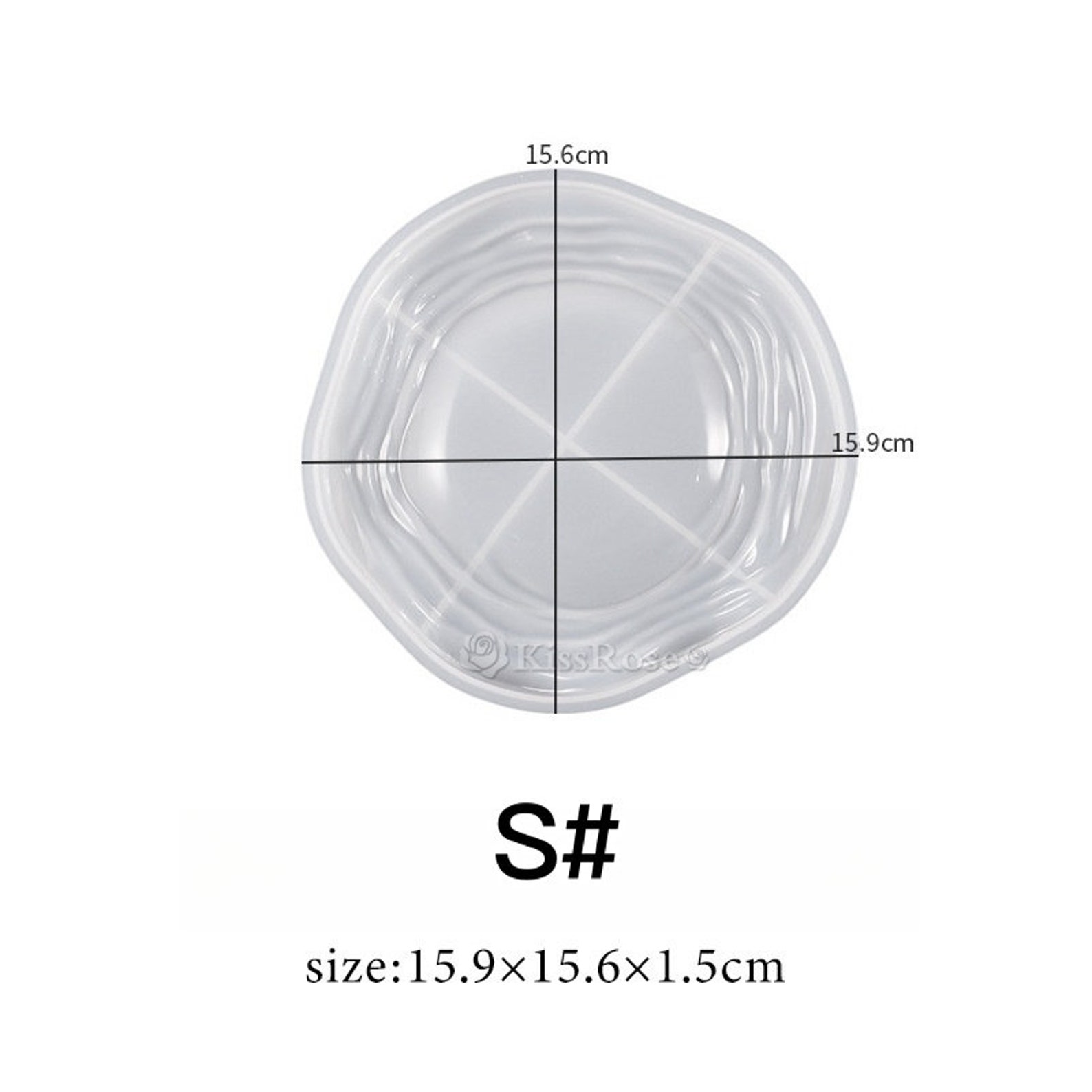Wave Tray Silicone Mold-jewelry Display Plate Resin Mold-wave Coaster ...