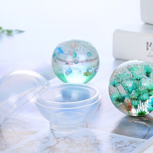 Spherical Silicone Mold, UV Resin Ball Transparent Silicone Mold - Etsy