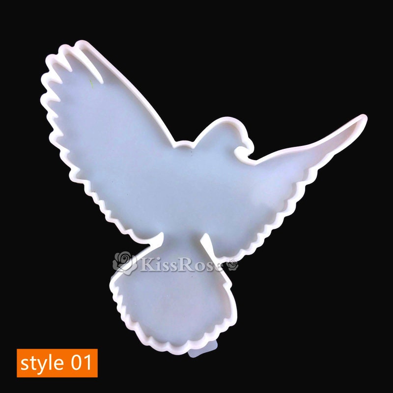 Flying Birds Silicone Coaster Mold-creative Birds Table Mat Resin Molds ...