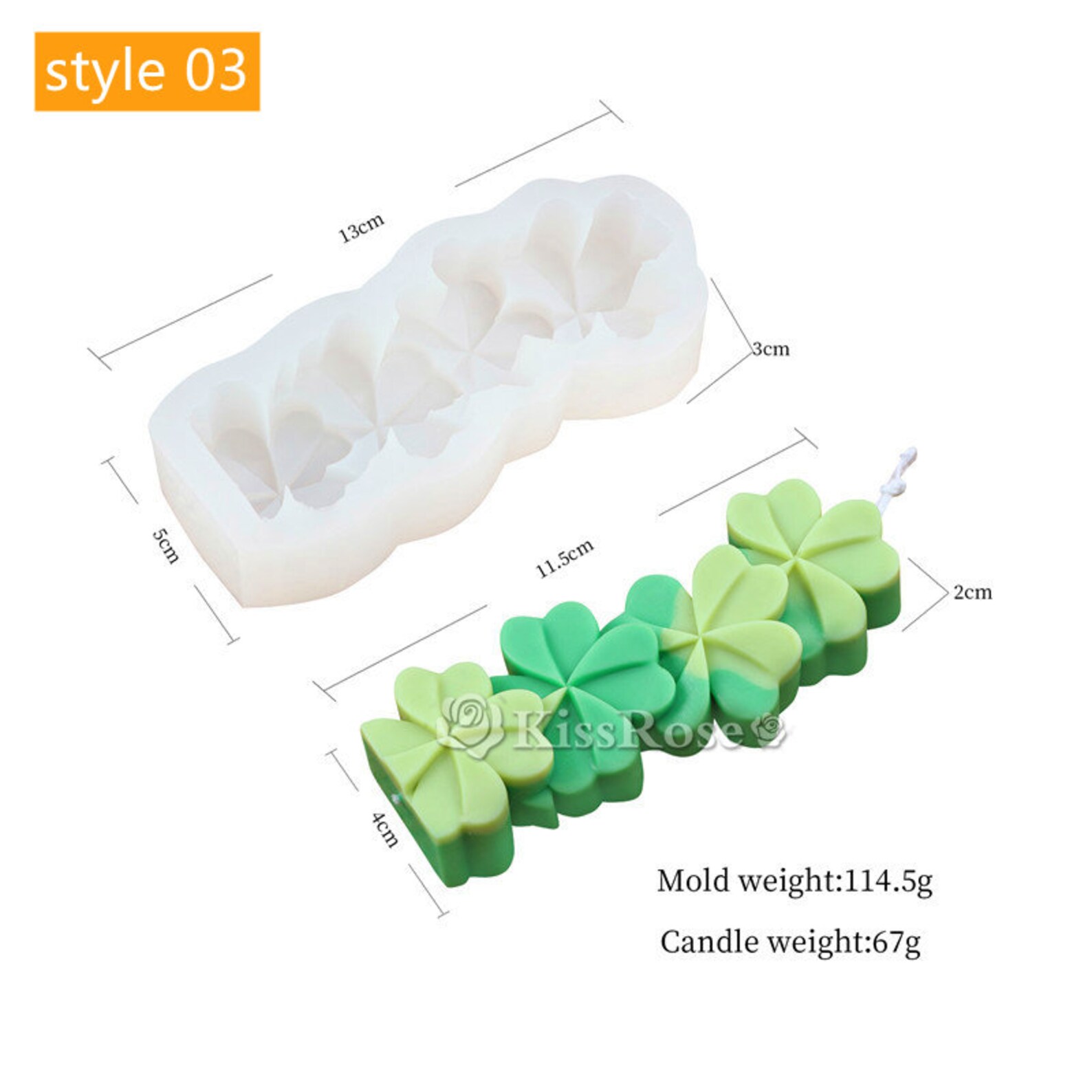 Beautiful Flower Candle Mold-overlapping Cylinder Candle Mold-candle ...