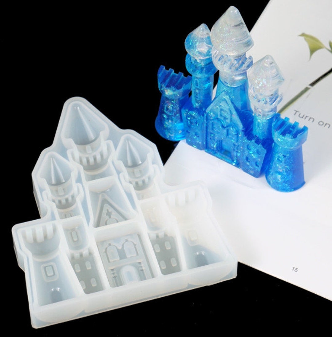 Cartoon Castle Silicone Mold-castle Resin Mold-castle House Plaster ...
