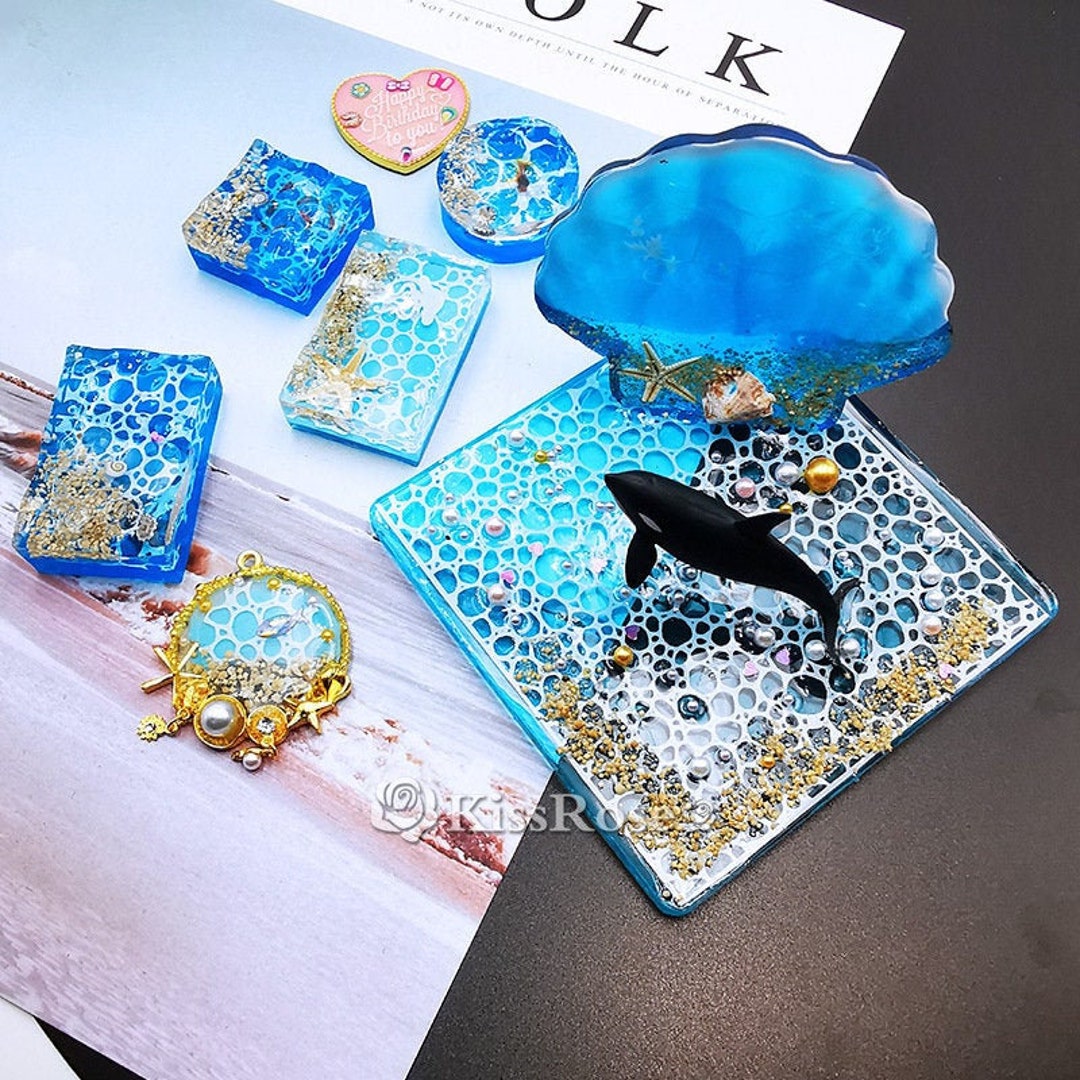 White Water Ripple Plastic Filler for Epoxy Resin Craft DIY-5 Styles ...