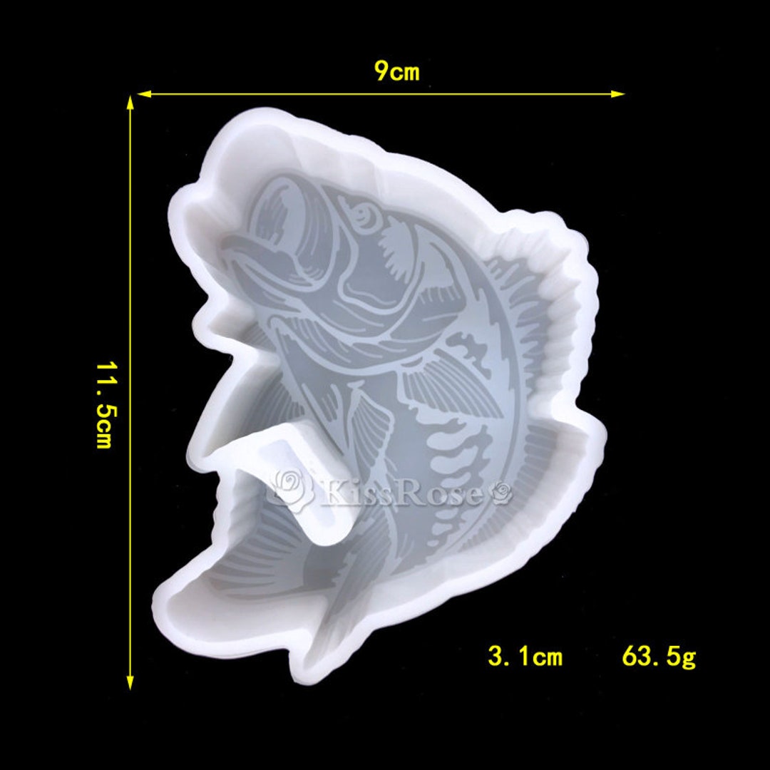 Car Freshie Silicone Mold-jumping Big Fish Resin Molds-silicone Freshie ...