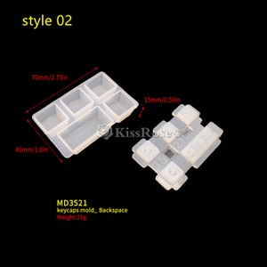 Silicone Key Cap Mold-key Cap Resin Molds-mechanical Keyboard Key Cap ...