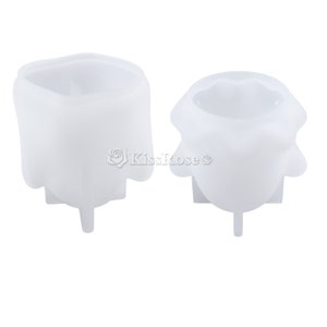3D Ghost Resin Mold-silicone Specter Mold-cute Ghost Candle Mold-ghost ...