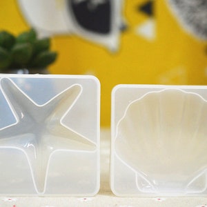 Large Size Starfish Shell Silicon Mold - Silicone Mold -home Decoration ...