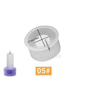Silicone Candle Holder Plaster Mold-star/heart-shaped Resin Candlestick ...
