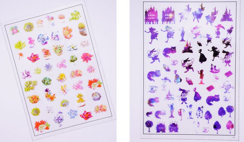 Tranparent Decorate Stickers for Silicon Mold gold Image for | Etsy