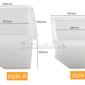 Creative Slanted Cube Lamp Resin Mold-cube Night Lamp Mold-silicone ...