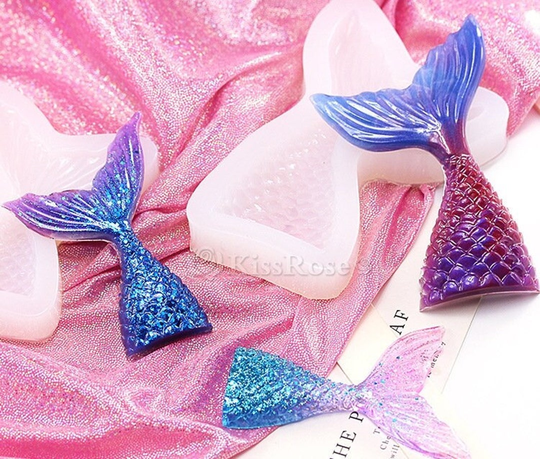 Mermaid Fish Tail Silicone Mold-beautiful Fish Tail Resin Molds-fish ...