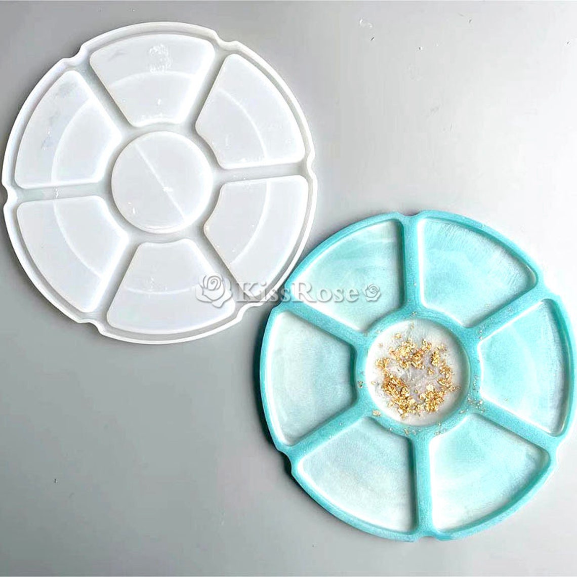 Palette resin molds-Silicone palette mold-Silicone mold for | Etsy