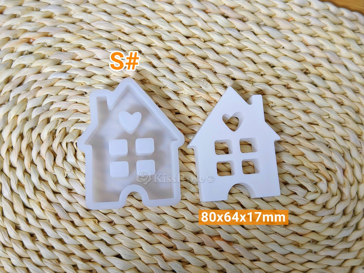 2 Size Window House Silicone Mold-silicone Gable House Mold-light House ...