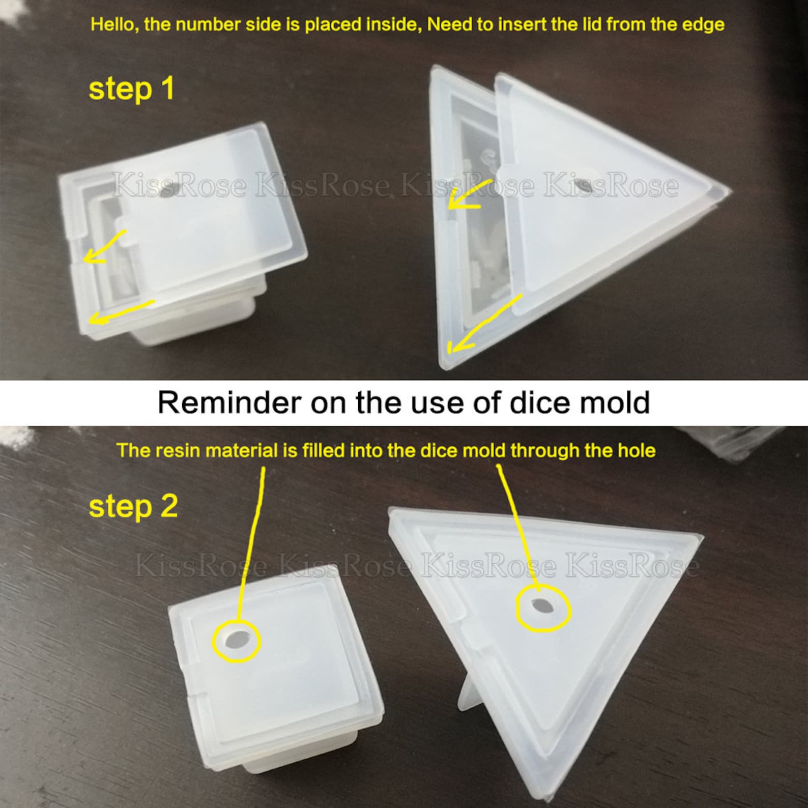 DND Dice Mold-trpg Resin Dice Mold-sharp Edge Dice Mold-d20 Mold ...