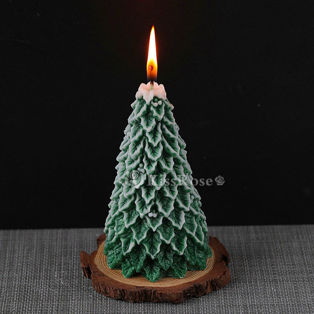 Fashion Retro Christmas Tree Candle Mold-silicone Christmas - Etsy
