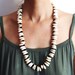 Cowrie Shells Long Necklace. Wooden Black Beads. Voodoo Santeria Magic ...