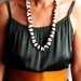 Cowrie Shells Long Necklace. Wooden Black Beads. Voodoo Santeria Magic ...