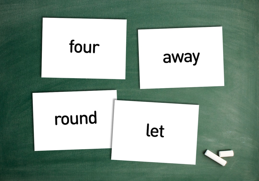 Words 101-200 Sightwords Printable Sight Words Montessori Flash Cards ...