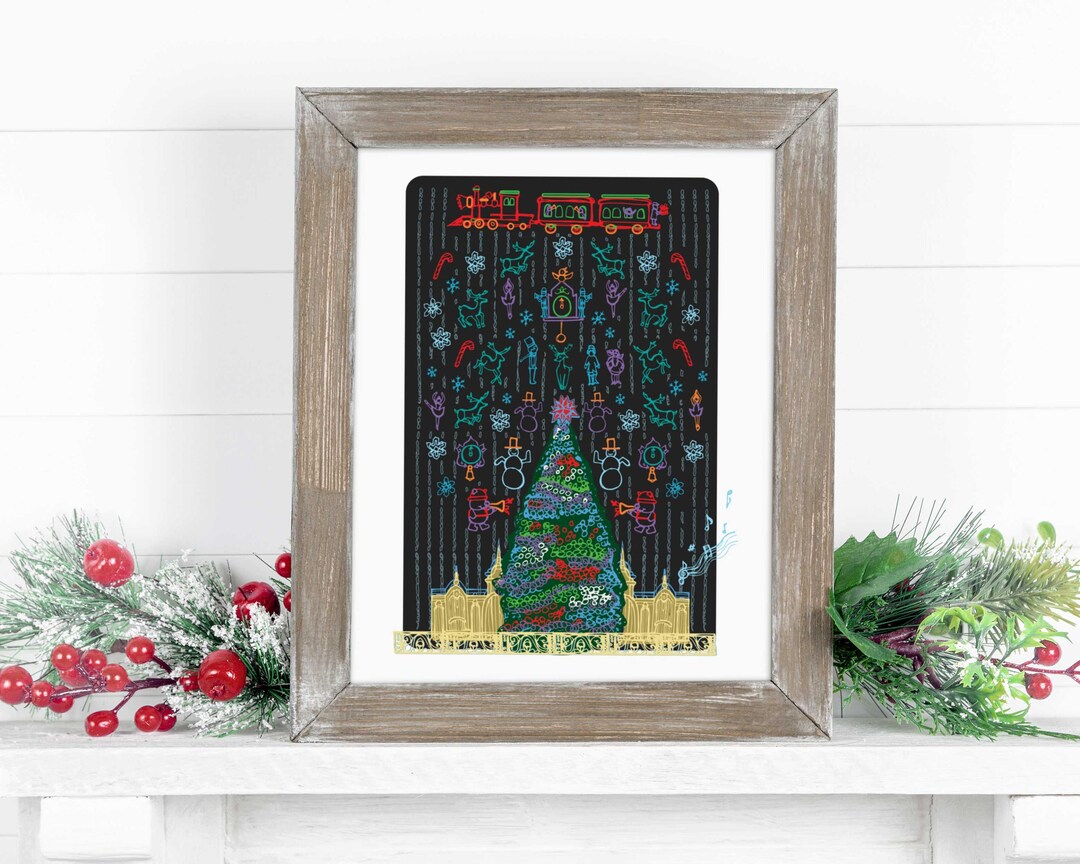Wanamaker Light Show - Philadelphia Holiday Art Print - 11 X 14 Inches ...