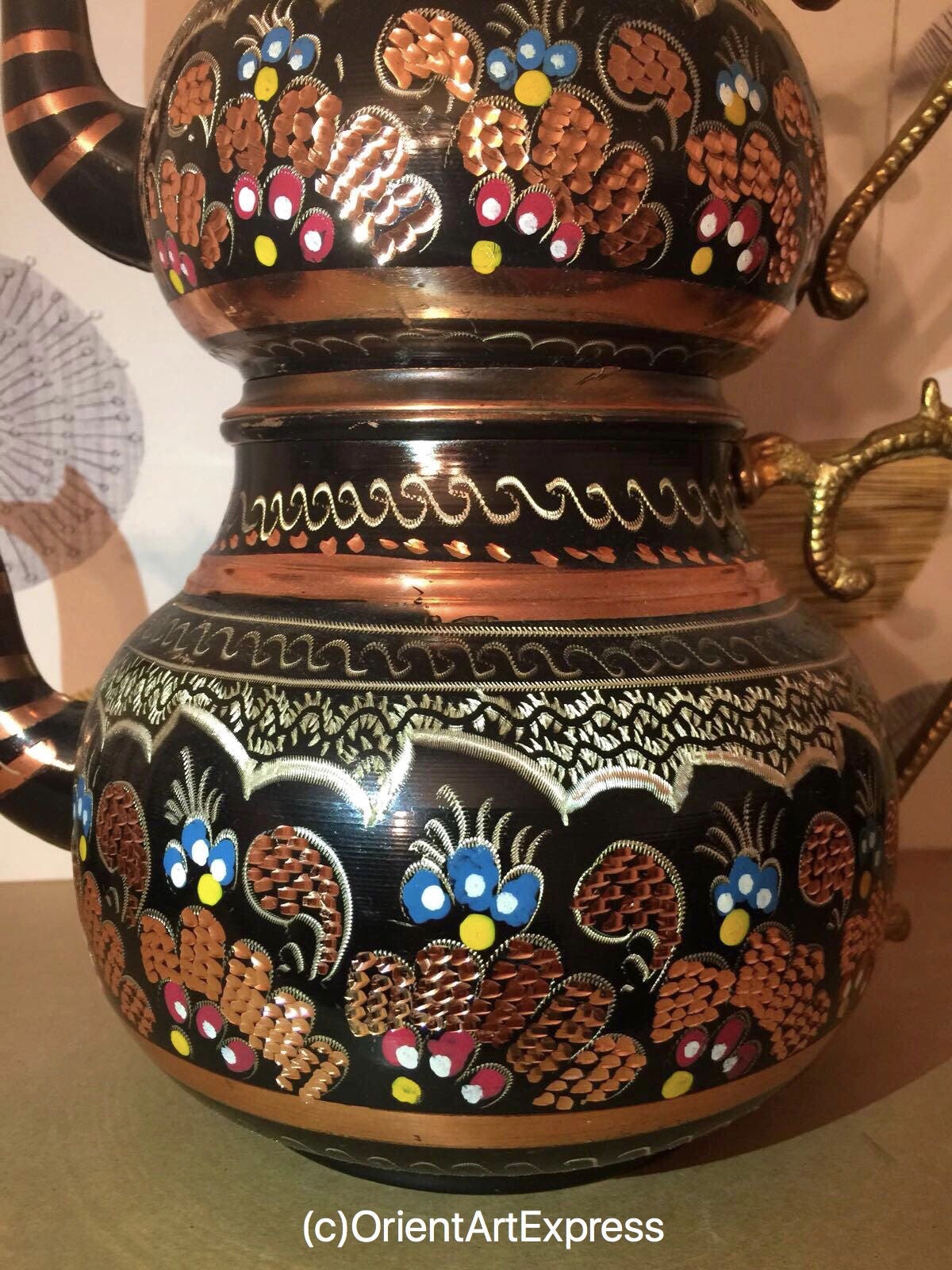 Turkish Tea Moroccan Tea Cay Tea Pot Handmade Tea Pot - Etsy