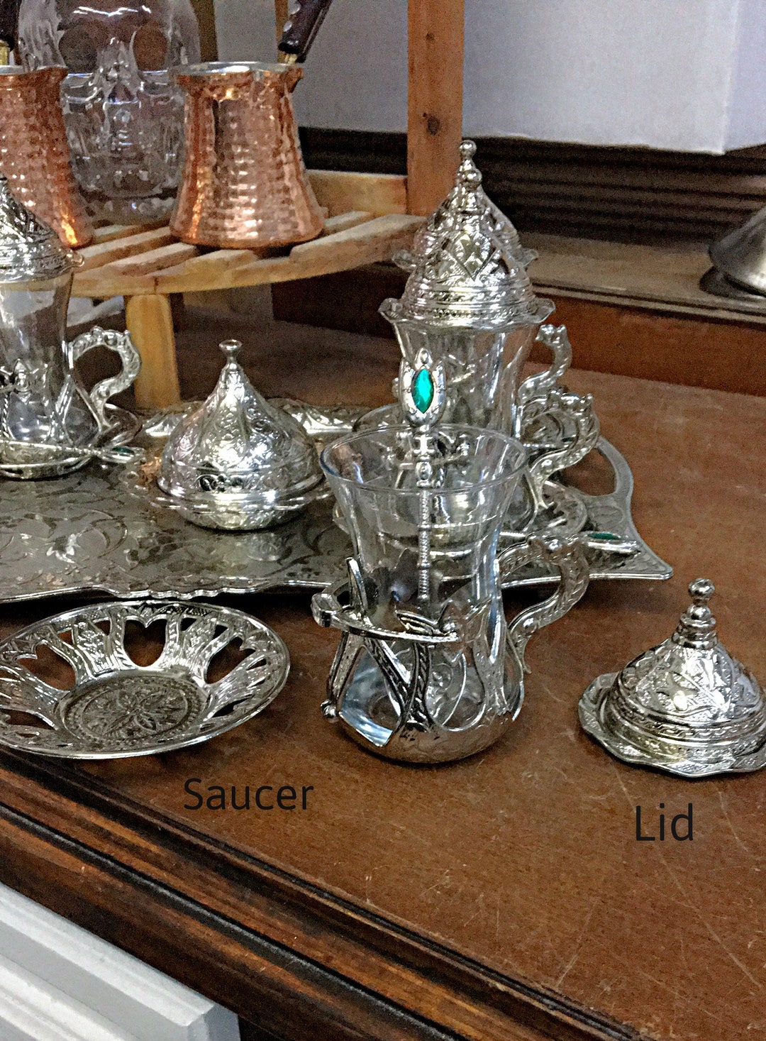 Turkish Tea Set Turkish Sets Tea Set Vintage Tea Set Tea - Etsy