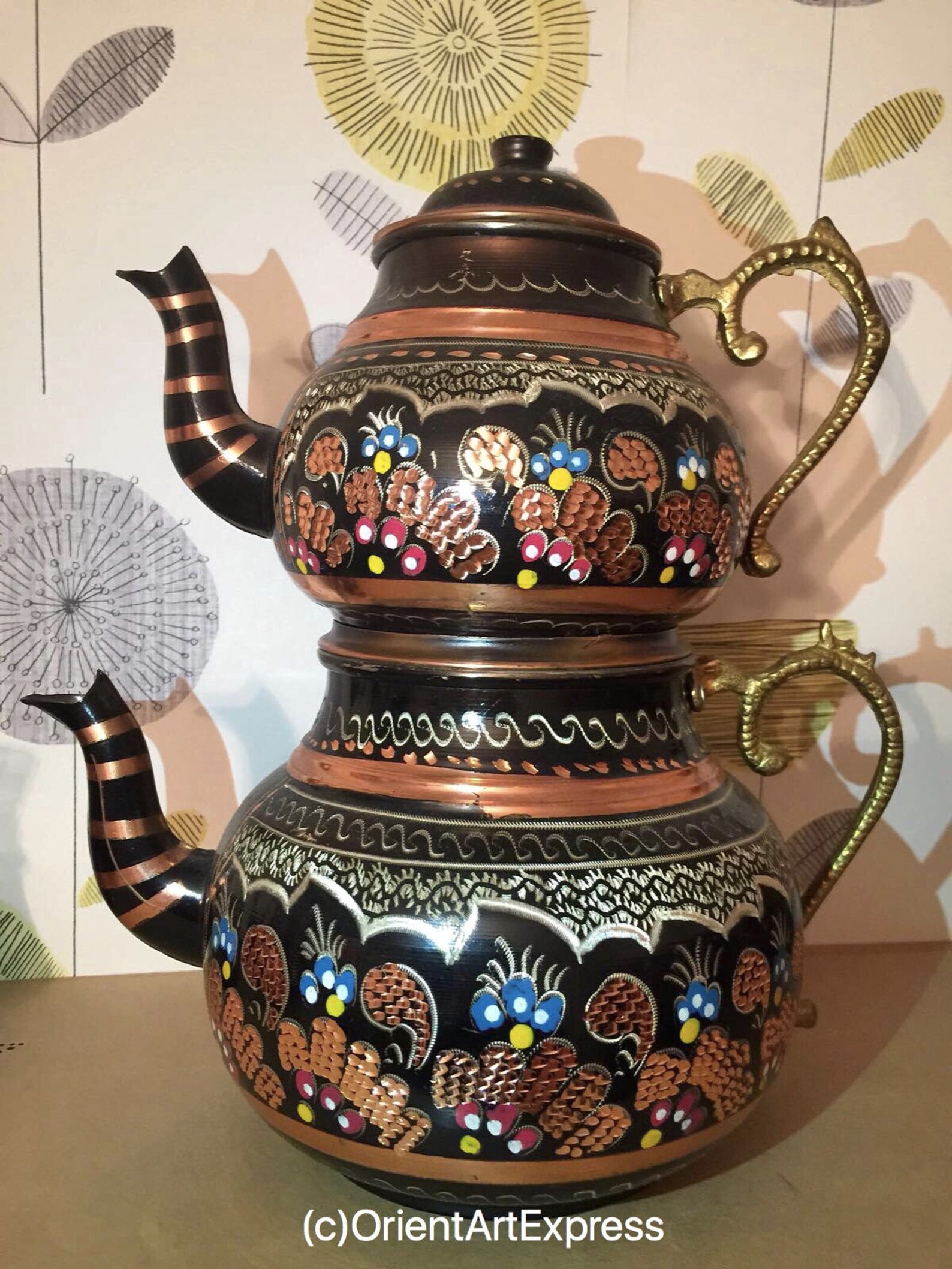 Turkish Tea Moroccan Tea Cay Tea Pot Handmade Tea Pot - Etsy