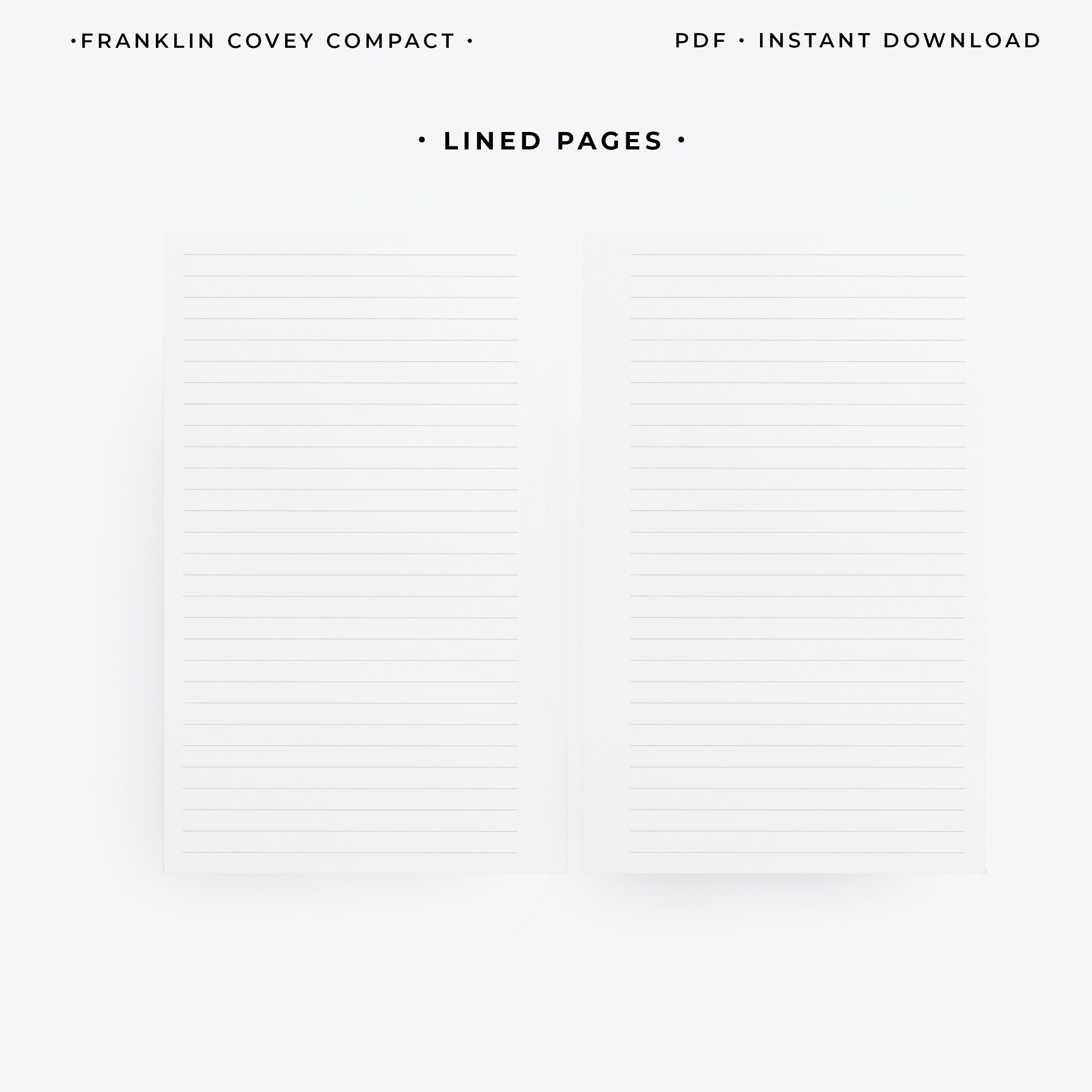 FC Compact Size Dotted Lines Grid Planner Pages 5 Mm Grid - Etsy