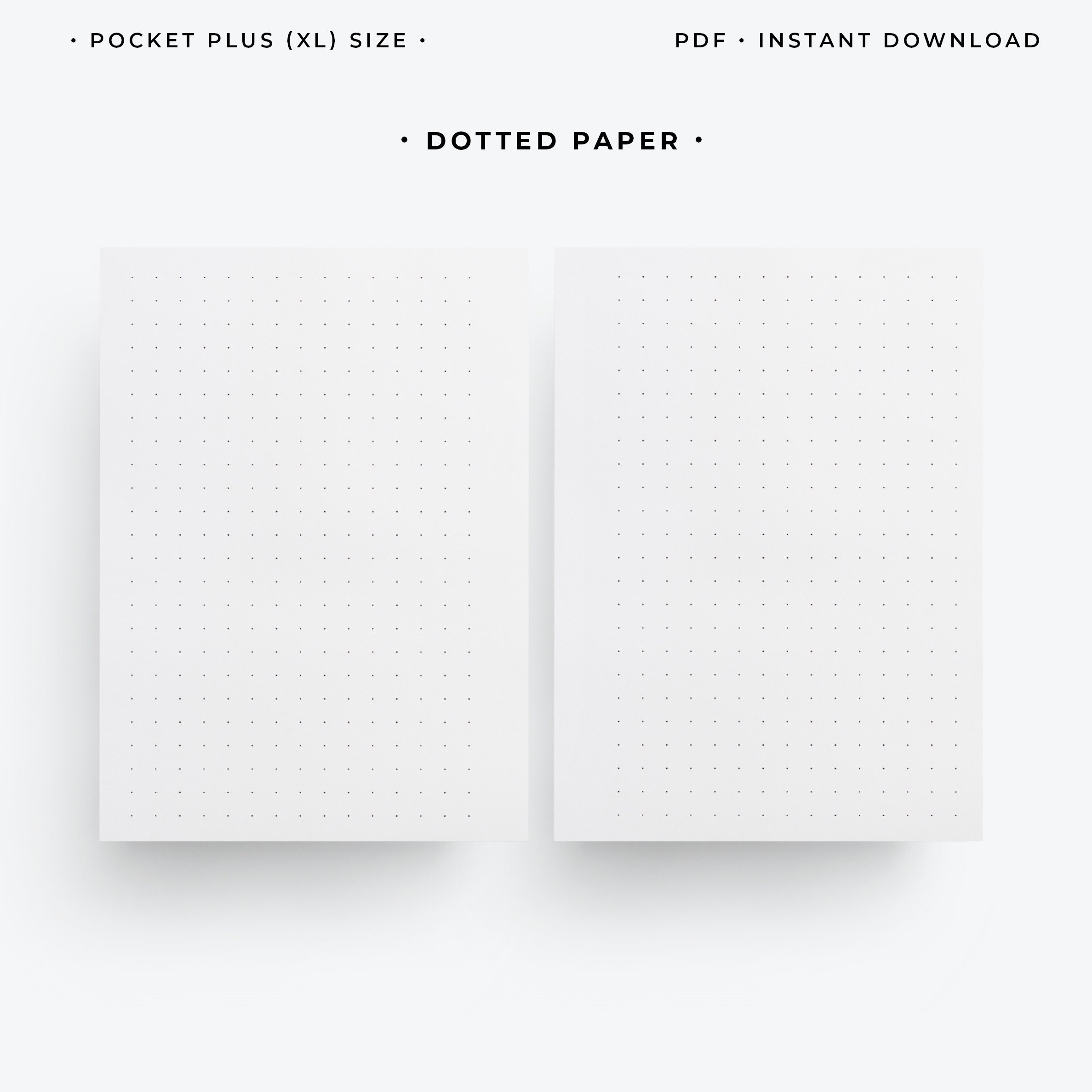 Pocket Plus Grid Lined Dotted Planner Pages 5 Mm Grid - Etsy