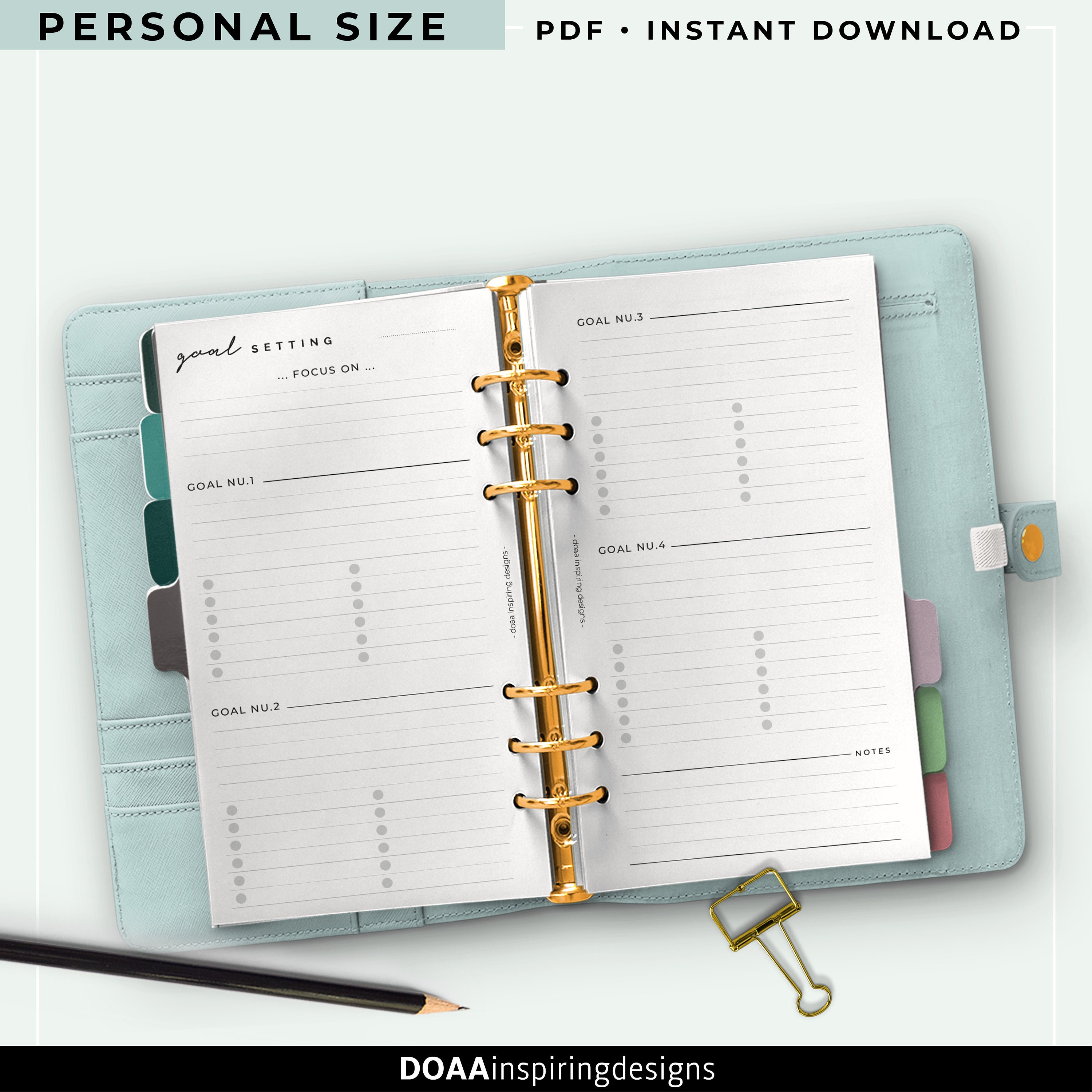 Personal Size Monthly Review Planner Printable Monthly Etsy personal-size-monthly-review-planner-printable-monthly-etsy