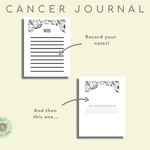 Cancer Journal, Chemotherapy Diary, Treatment, Chemo Log, Cancer ...