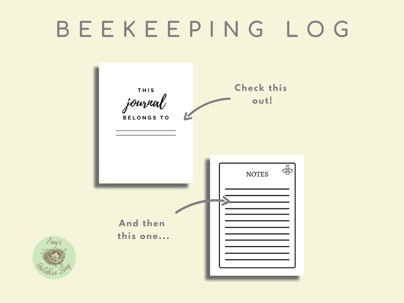 Beekeeping Log Beekeeper Gift Beehive Kit Honey Bee Hive - Etsy