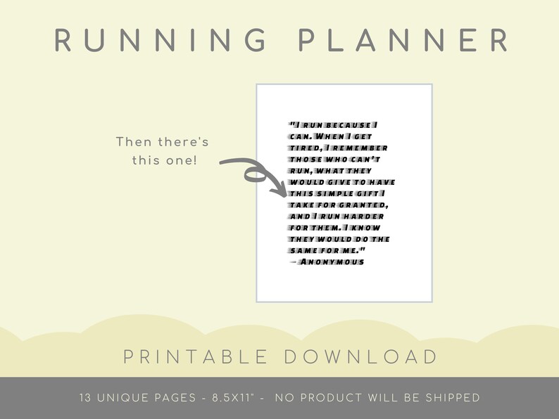 Running Planner, Running Calendar, Runners Journal, Runners High, Gifts ...