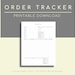 Order Tracker, Order Form Template Book, Sales Journal, Tracking Status ...