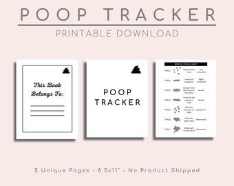 Printable Poop Journal Sheet - Etsy