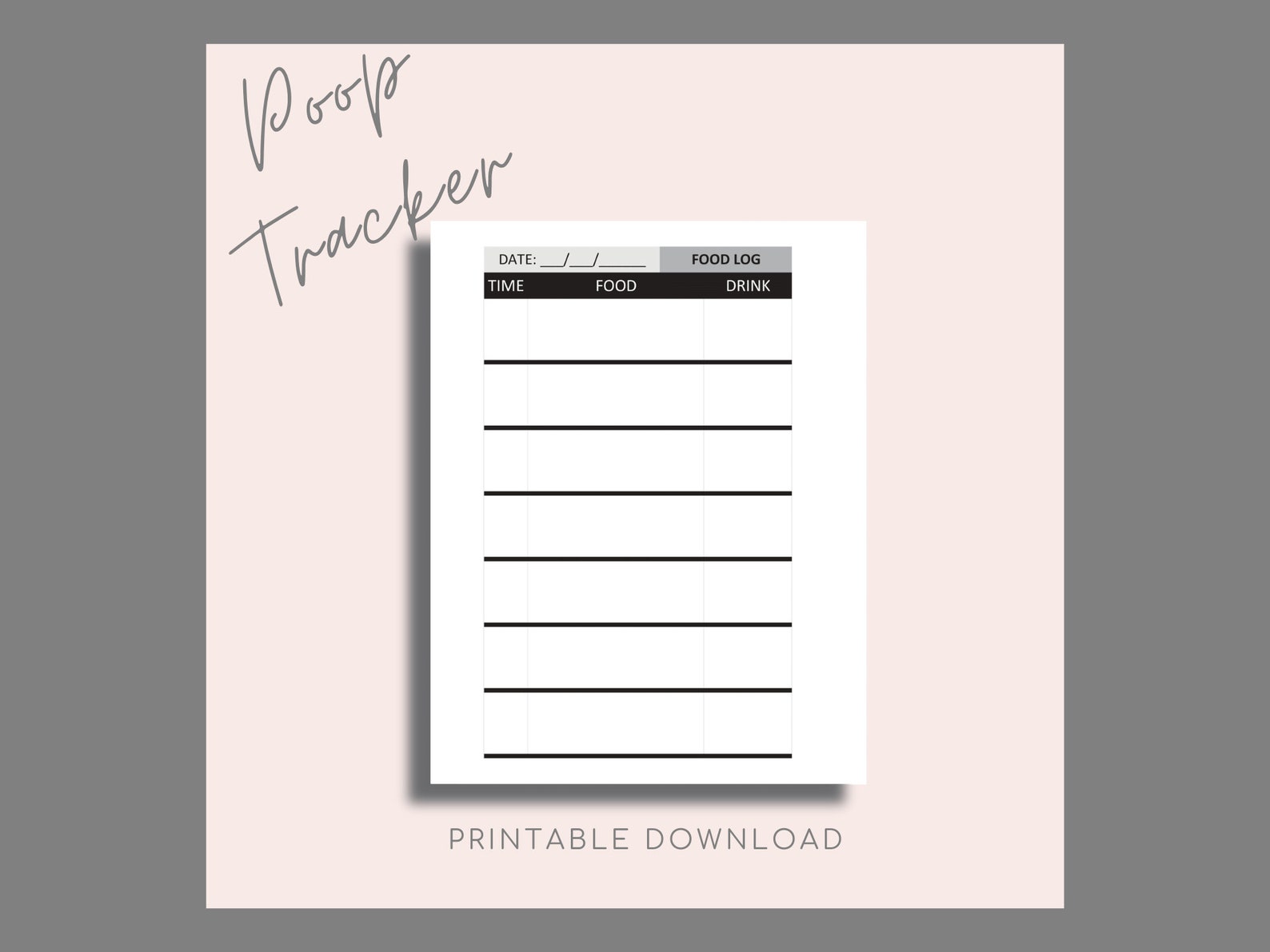 Poop Tracker, Bristol Chart, Stool Journal, Types of Poop, Bowel ...