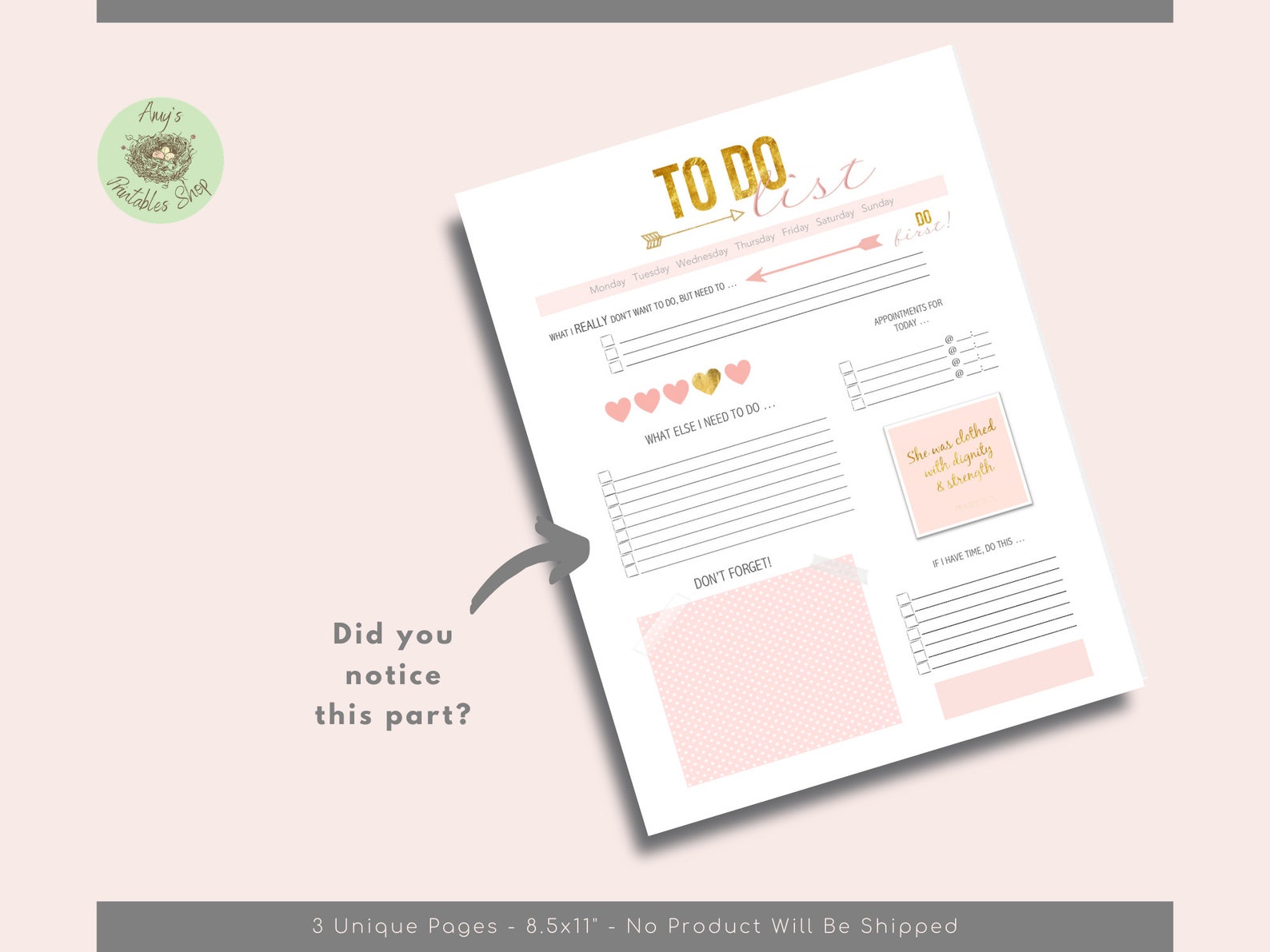 To Do List Template Task Manager Printable Day Organizer | Etsy