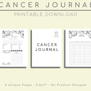 Cancer Journal, Chemotherapy Diary, Treatment, Chemo Log, Cancer ...