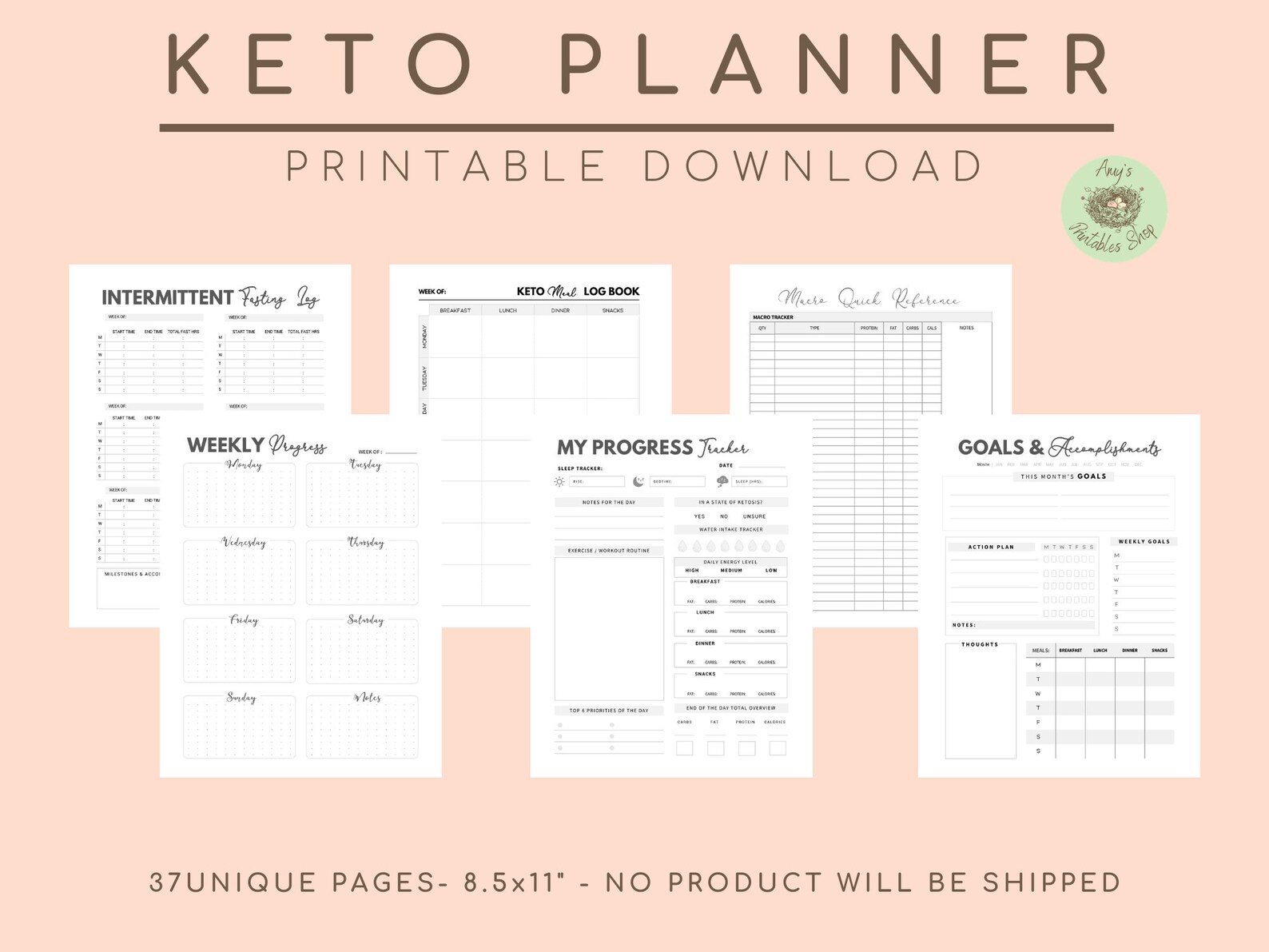 Keto Planner, Ketogenic Diet Plan, Ketogenic Diet, Vegan, Keto Up, Meal ...