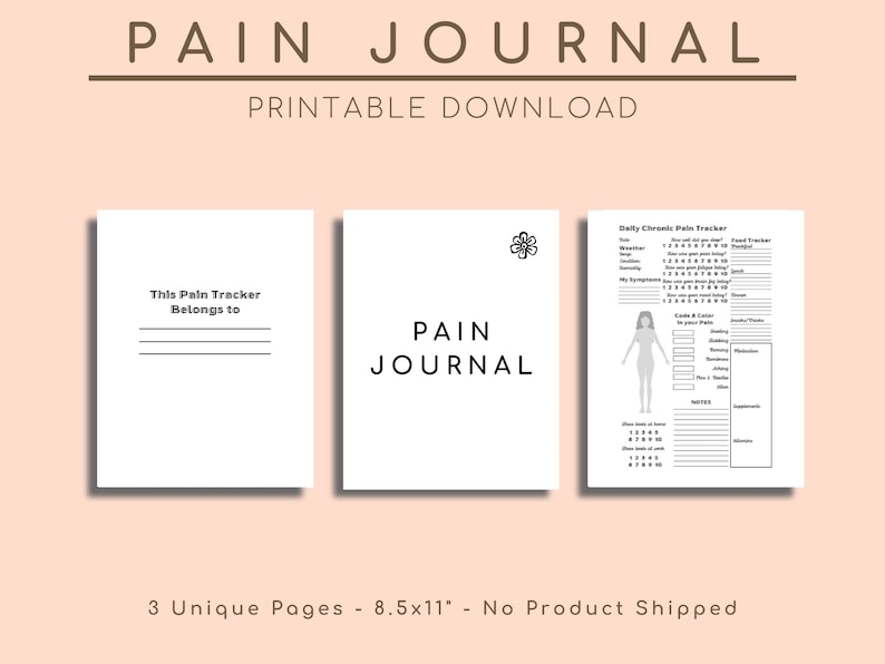 Pain Journal, Pain Management Scale, Chronic Symptom Tracker ...